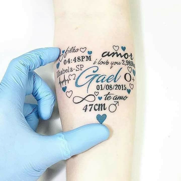 Tatuajes de nombres rafael en el brazo
