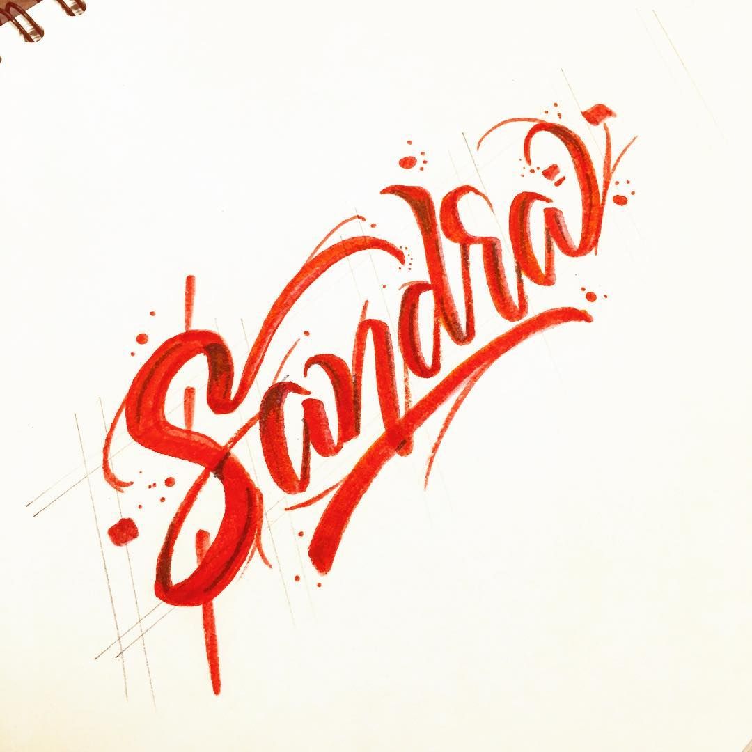 Tatuajes de nombres sandra